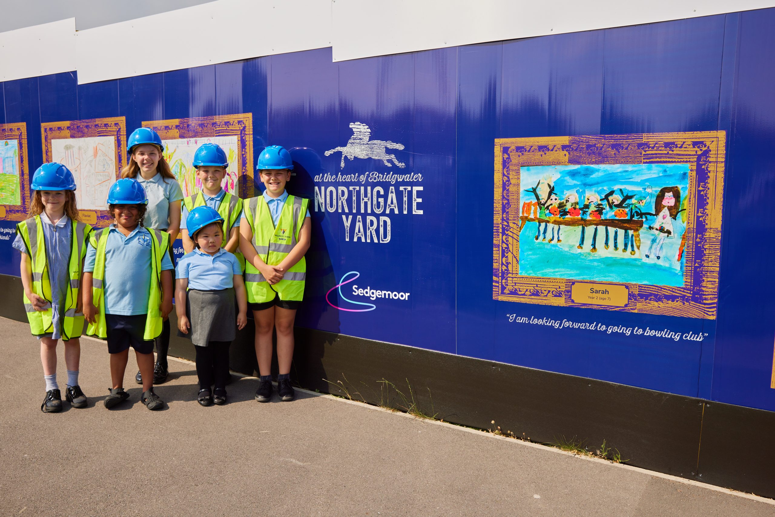 PRIMARY SCHOOL CHILDREN CREATE HOARDING DESIGNS FOR NEW NORTHGATE YARD ...