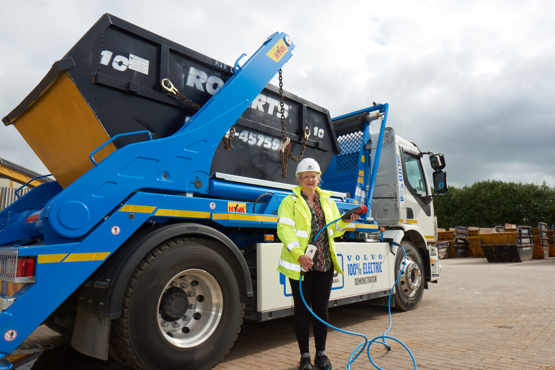 S Roberts Group trials electric skip lorry in drive to hit ...